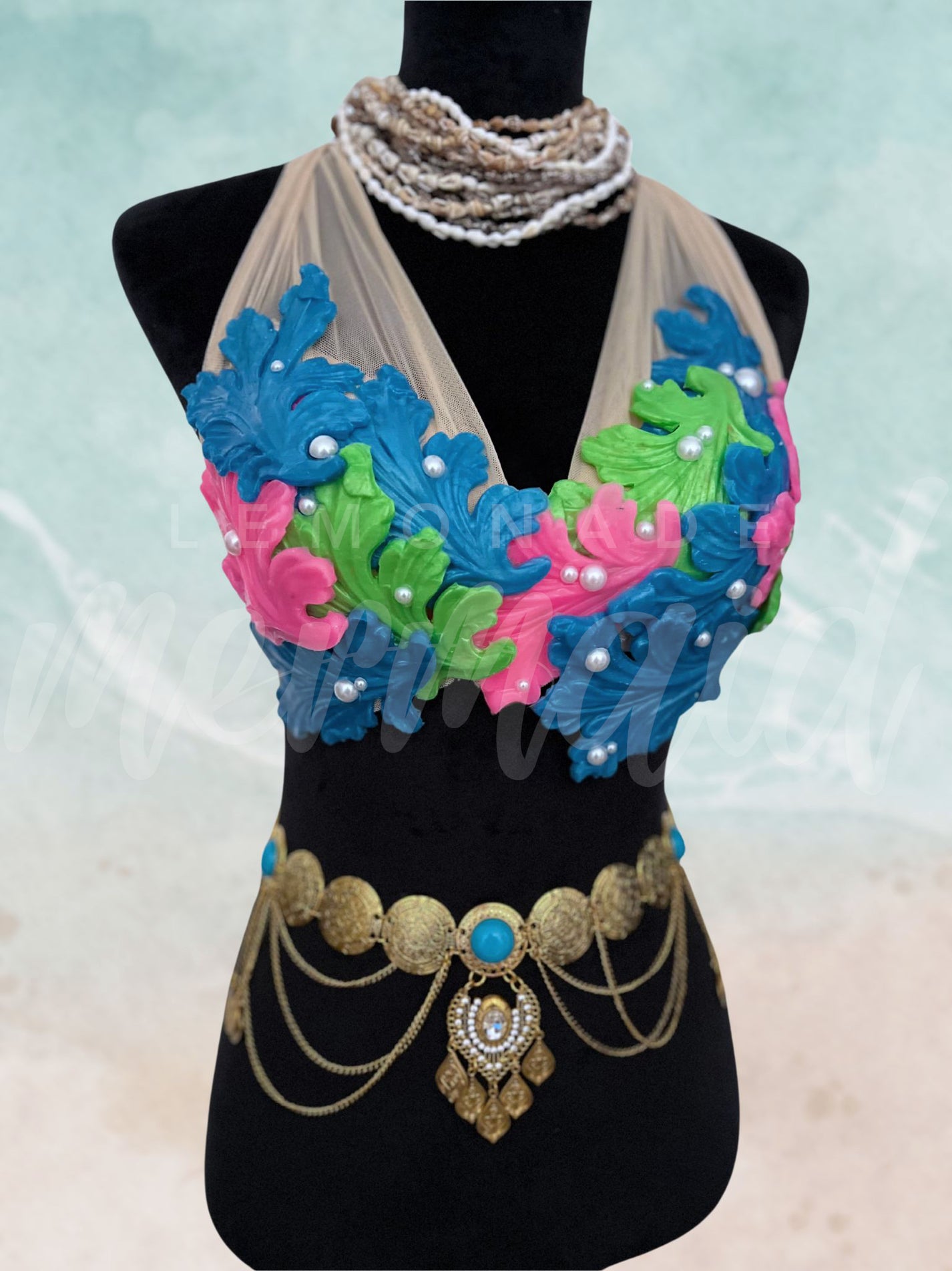 Custom Silicone Mermaid Bras - Lemonade Mermaid Originals